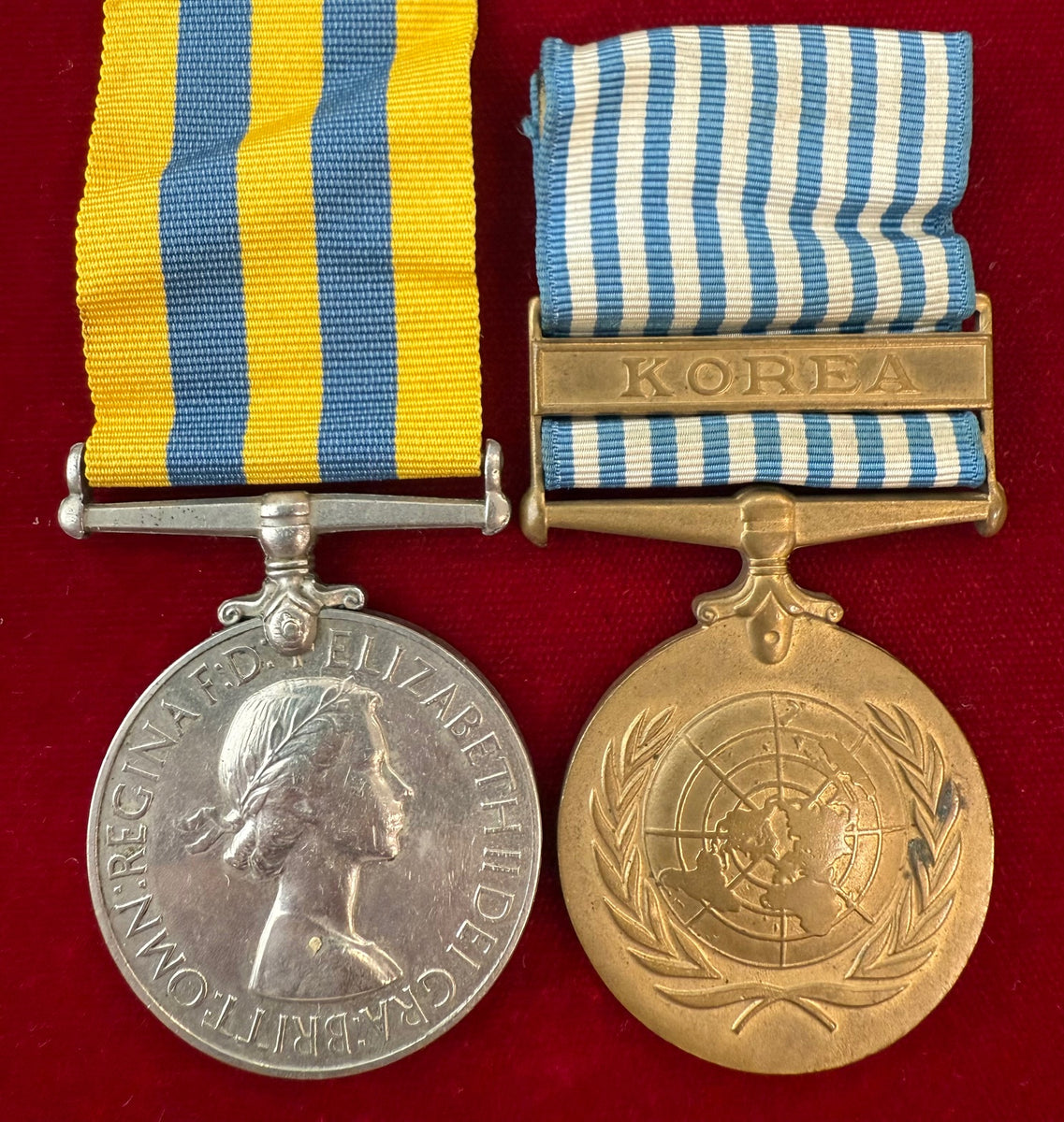 Pair of Korean War Medals Awarded to Private H.L. Dixon, King's Regime ...